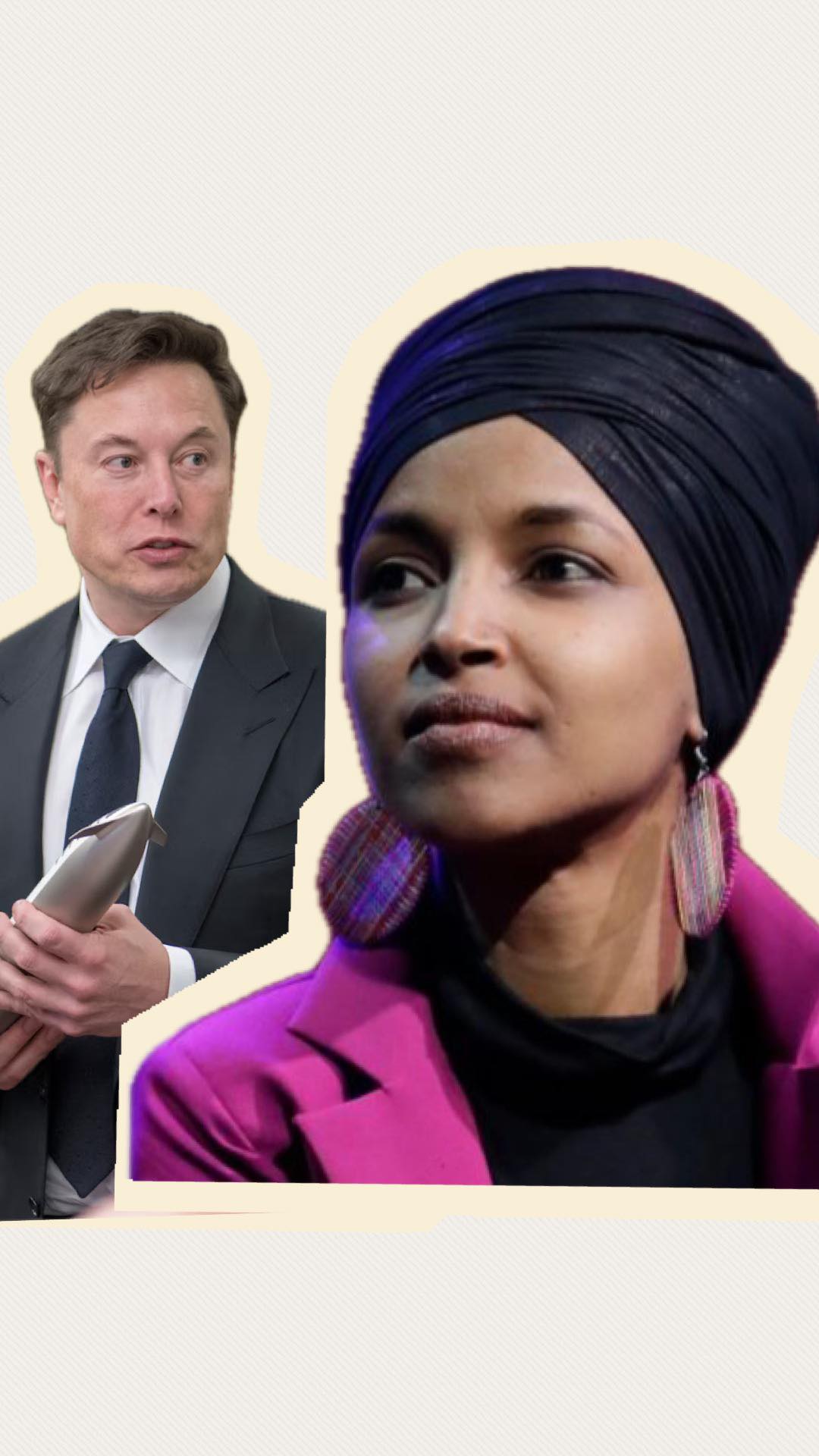 Ilhan Omar Oo Elun Musk Eedo Ujeedisay.
