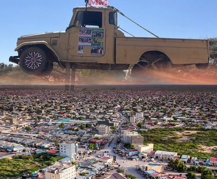 Gaadhigii taalada ahaa ee dhawaan Burco laga sameeyay oo laga dajiyay ...