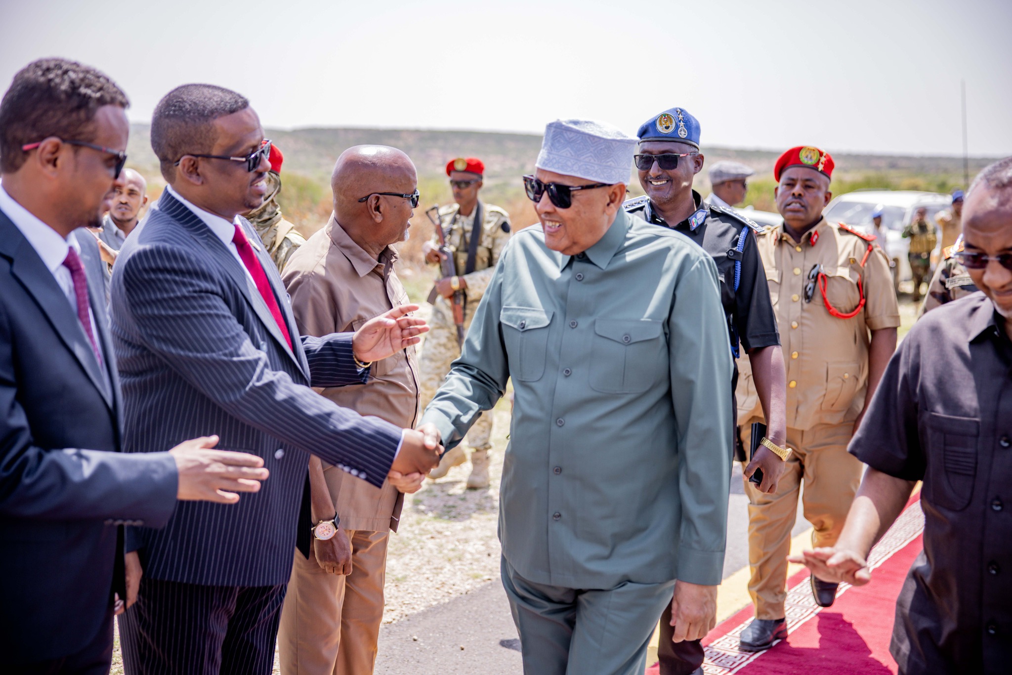 Madaxweyne Cirro oo si balaadhan loogu soo dhaweeyey Magaalada Gabiley