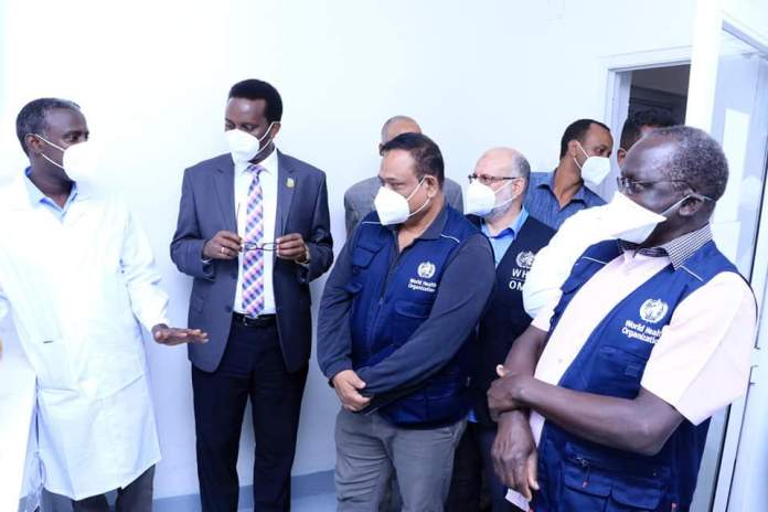 Wasiirka Caafimaadka Oo Kulan La Qaatay Madaxa Hay'adda Caafimaadka Ee WHO Wasiirka Caafimaadka Oo Kulan La Qaatay Madaxa Hay'adda Caafimaadka Ee WHO